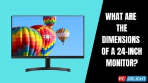 What Are The Dimensions Of A 24-inch Monitor?