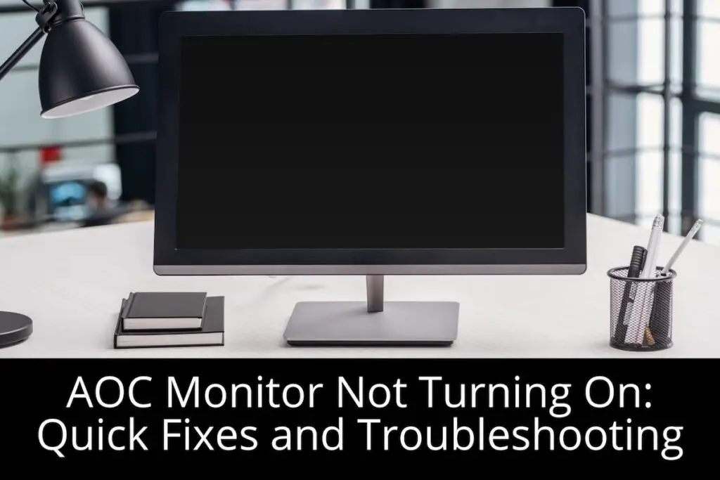 AOC Monitor Not Turning On: Quick Fixes and Troubleshooting Tips